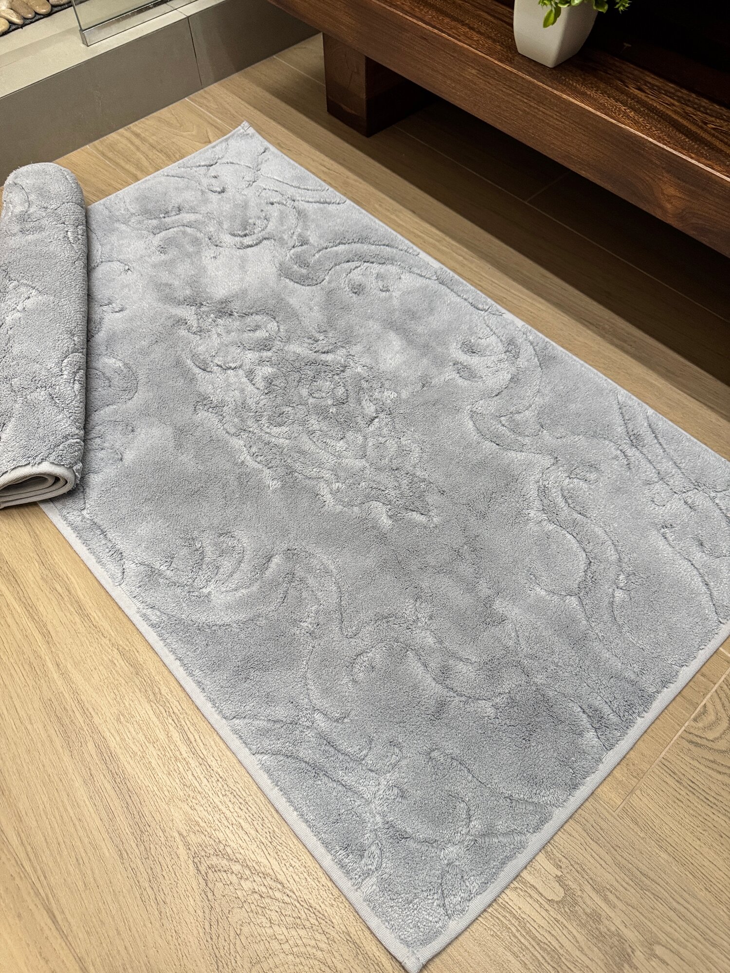 Коврики Natali's Carpets на пол для ванной и туалета 60х100/50х60 см Турция