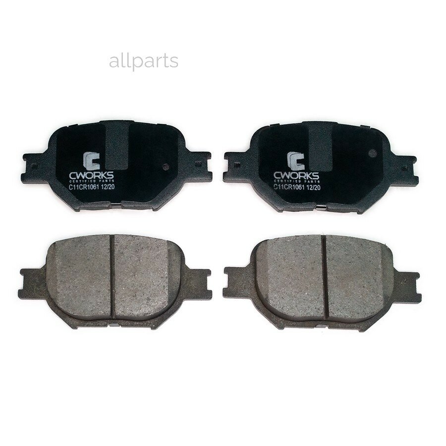 CWORKS C11CR1061 Колодка тормозная передняя (кт.4шт) Low Metallic MITSUBISHI: PAJERO SPORT III (KS_)