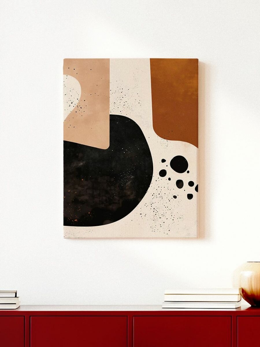 Картина на стену 30х40, Абстракция 45 на холсте для интерьера, декор для дома