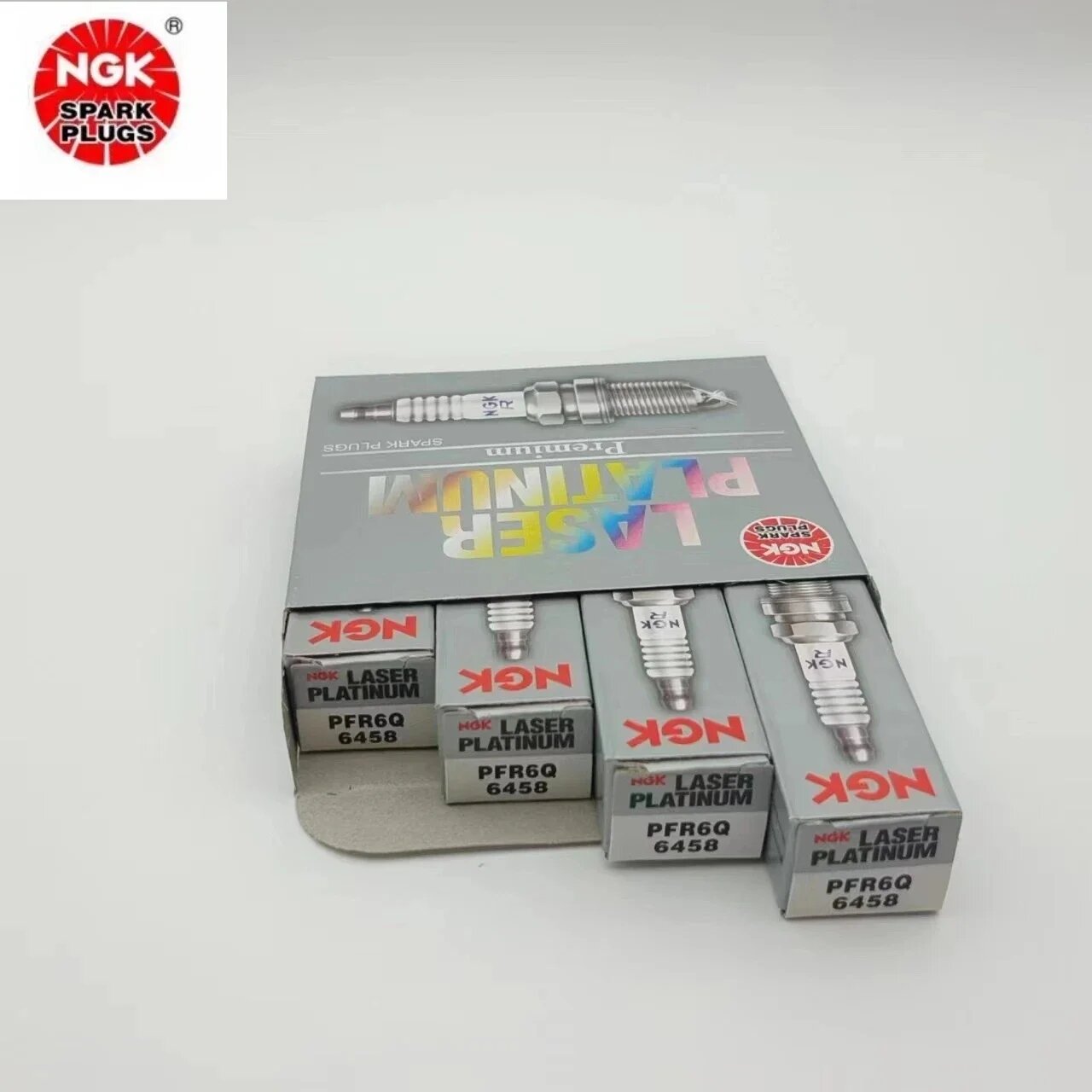 4 шт. NGK PFR6Q 6458 двойная платиновая свеча зажигания для Audi A4 A6 TT Beetle Passat Bora Touran Geely-GC9 1.8T Haval Jolion H6 1.5T