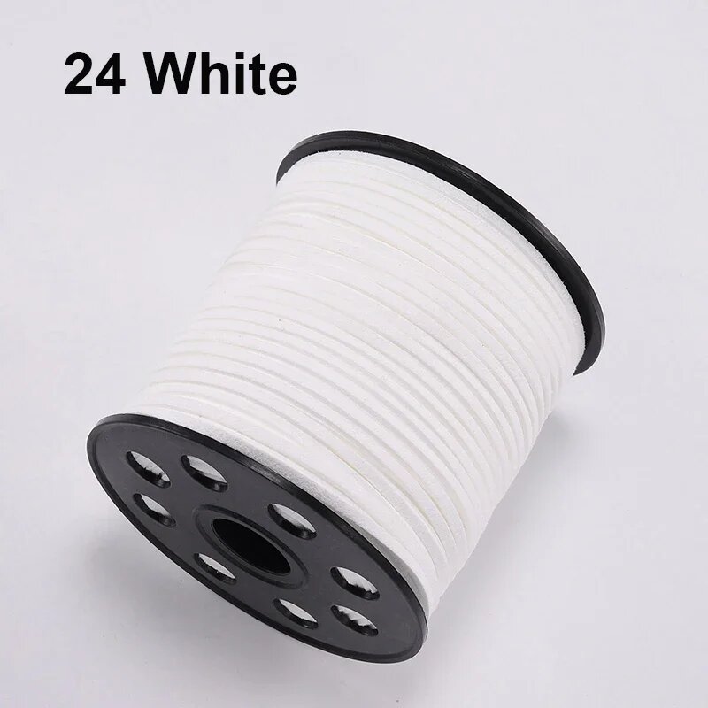 Белый шнур 3 мм 100 ярдов, 24 White