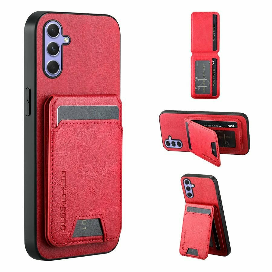 Картхолдер мужской на Samsung Galaxy A54 5G(Самсунг Галакси А54) с MagSafe-Чехол бумажник