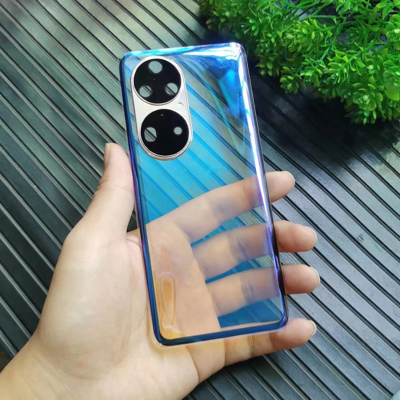Прозрачная задняя крышка корпуса для Huawei P60 Pro, крышка батарейного отсека с запасными частями для объектива камеры P50 P40 Pro