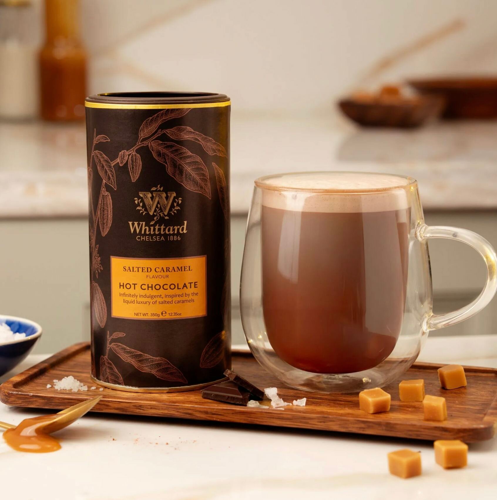 Whittard of Chelsea Горячий шоколад со вкусом солёной карамели 350г