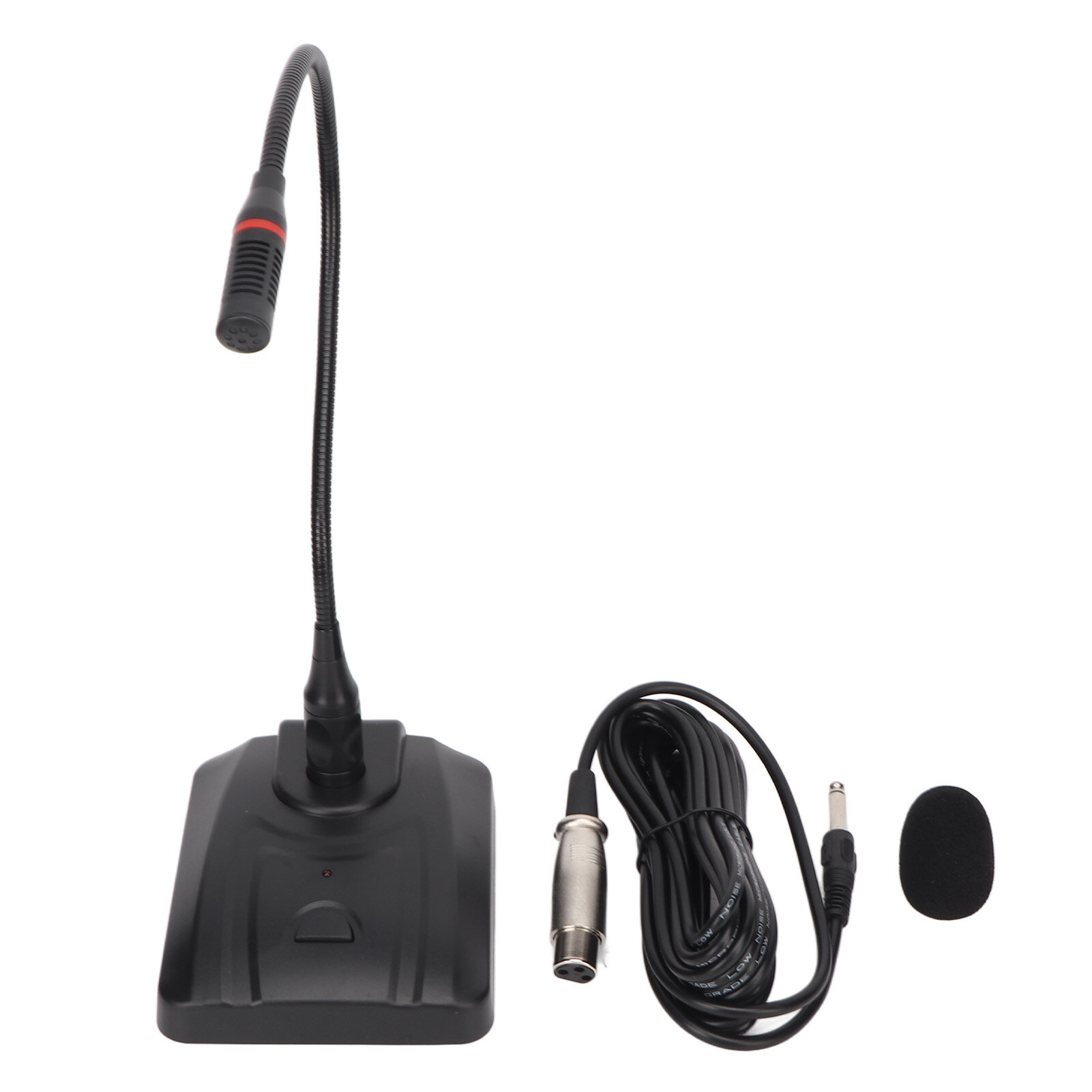 Микрофон конденсатора Gooseneck Гибкий 6,35 мм проводной настольный микрофон для вещательных конференций лекция лекция