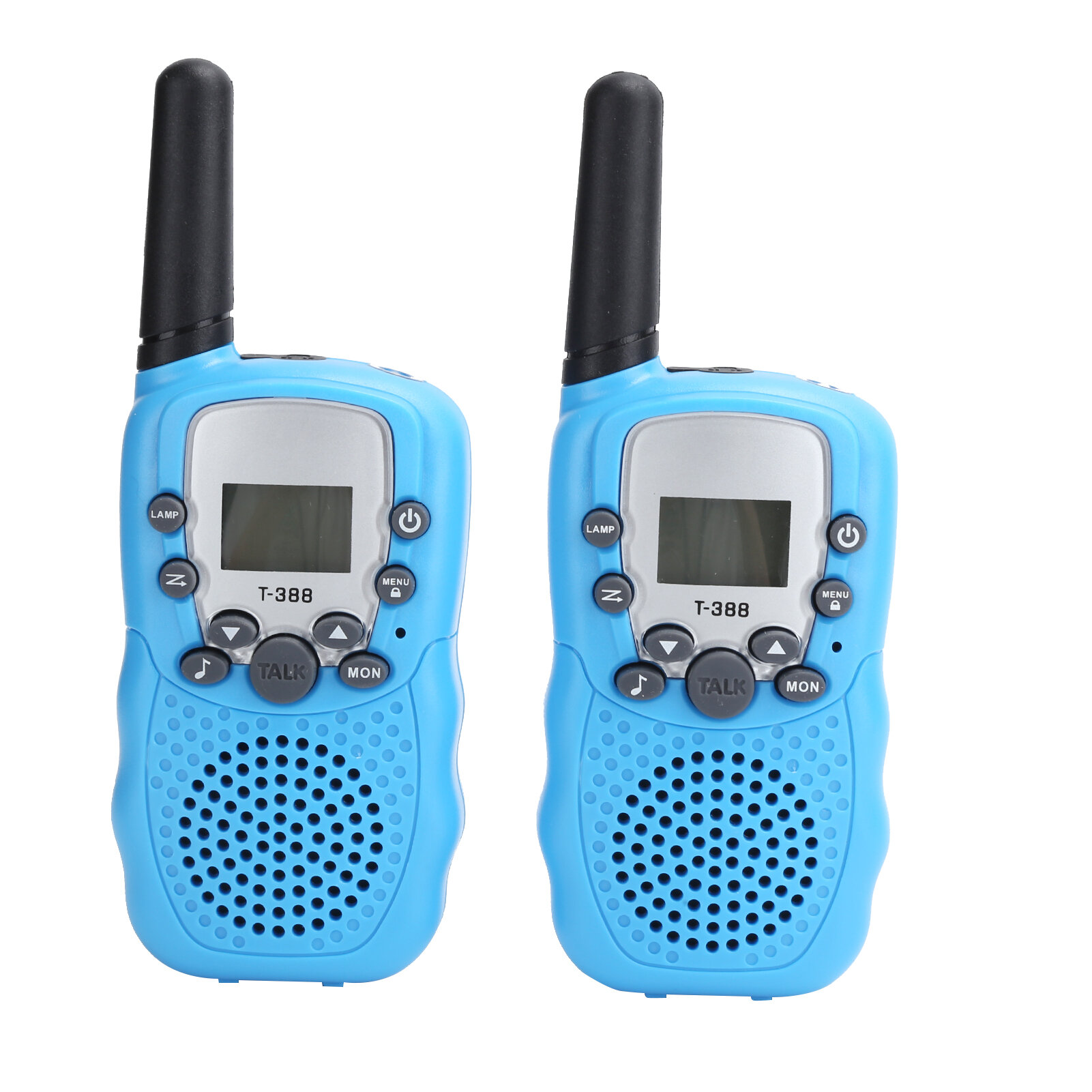 Радиостанция T388 Mini с ручкой, ЖКэкраном, подсветкой, для детей, для улицы синяя