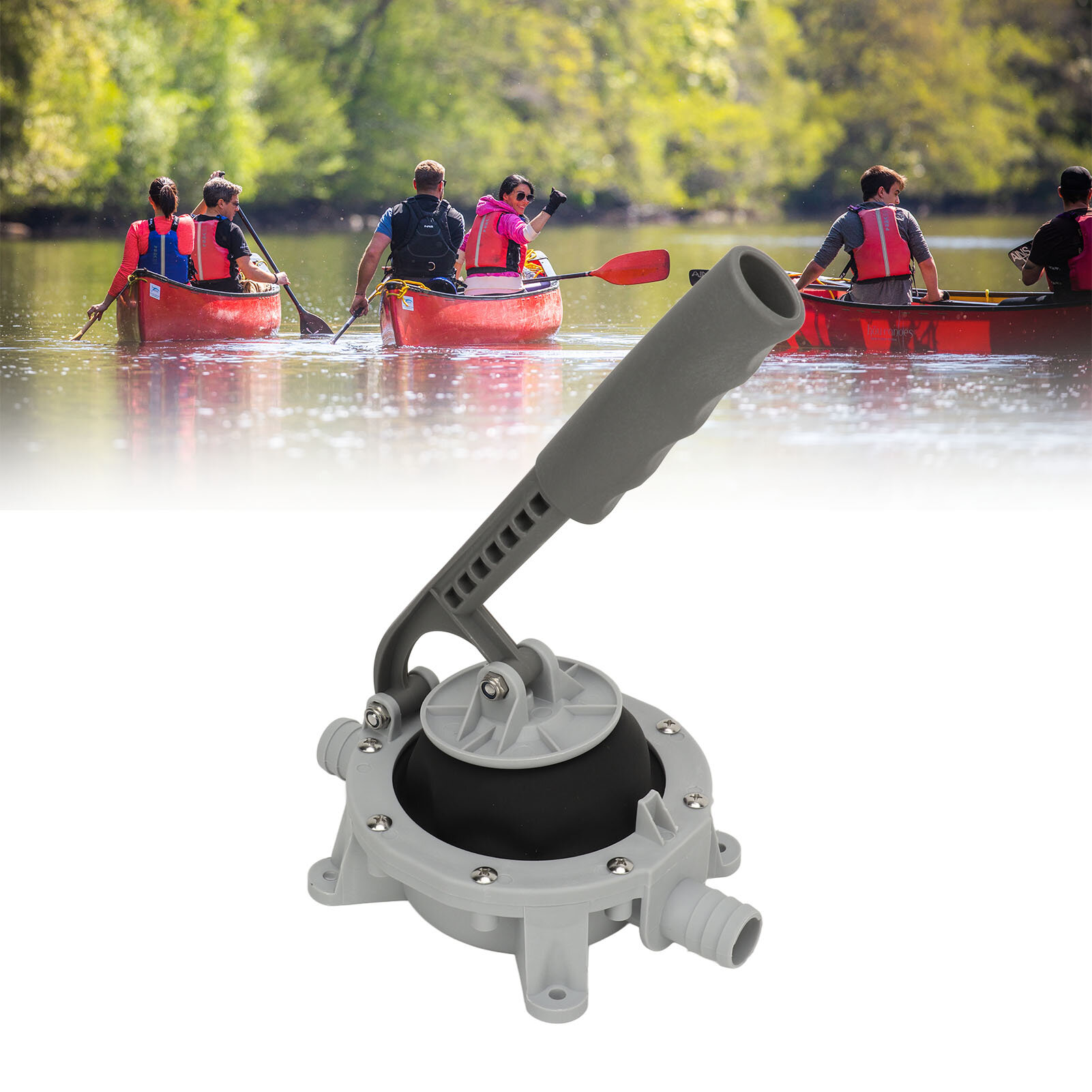 Диафрагменный ручной трюмный насос 720 галлонов в час самовсасывающий мощный легкий для яхт каяков скоростных катеров