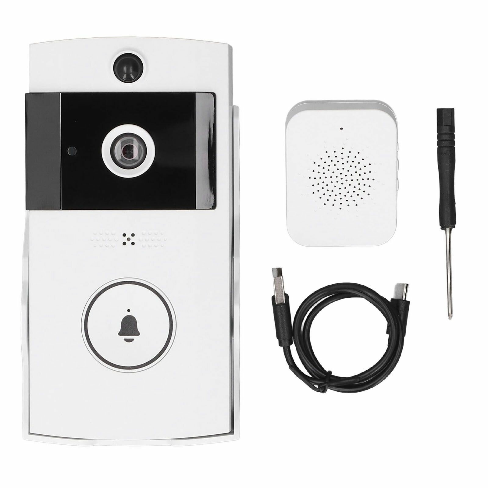 Умный видеодомофон HD, Wi-Fi, 2-сторонний, детектор движения, облако, EU