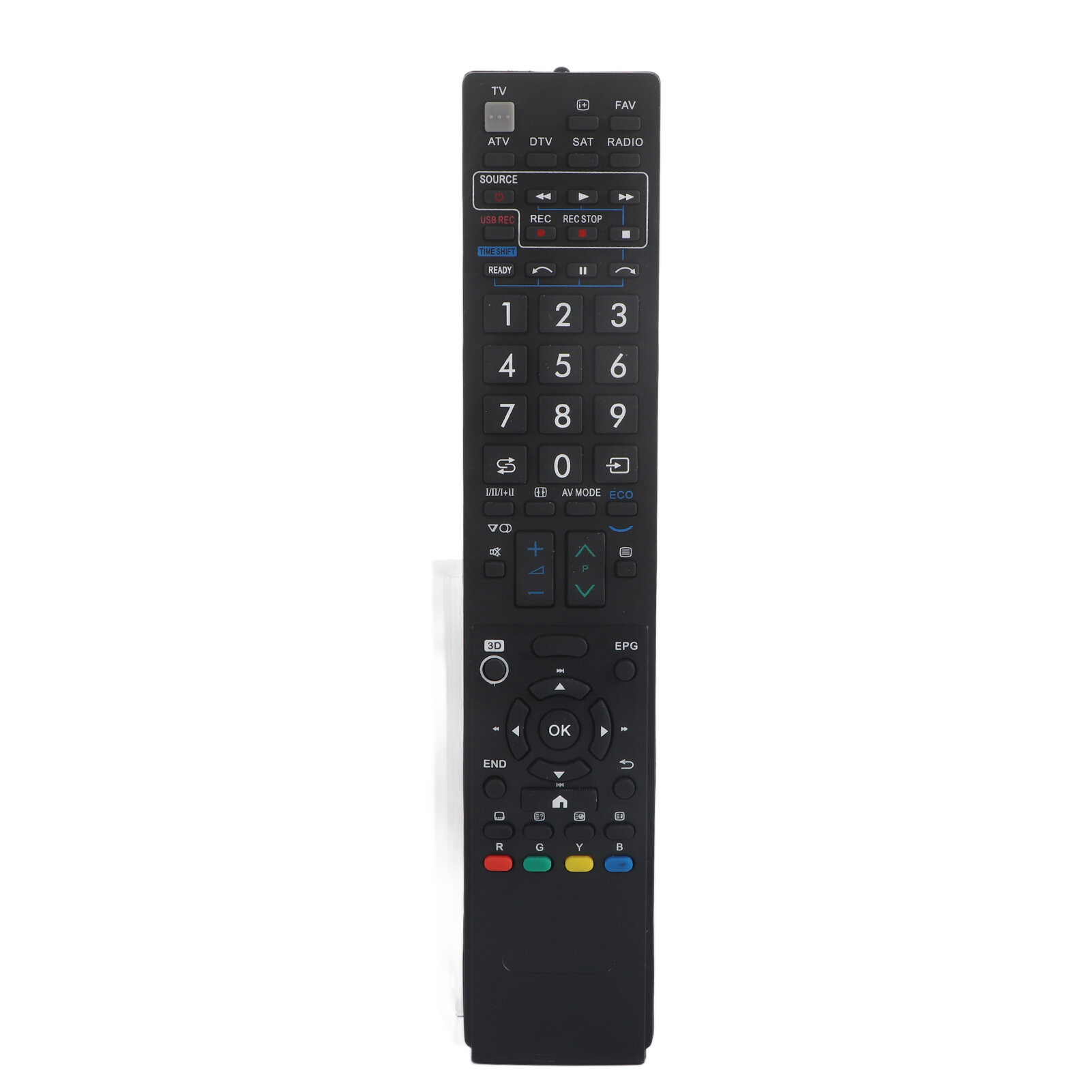 Remote Control, Portable Eco Friendly Multi Function Lightweight Energy Saving Easy Operate Control Replacement for Sharp TVS