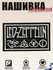 Нашивка, шеврон, патч (patch) Led Zeppelin, размер 8,5*5,5 см