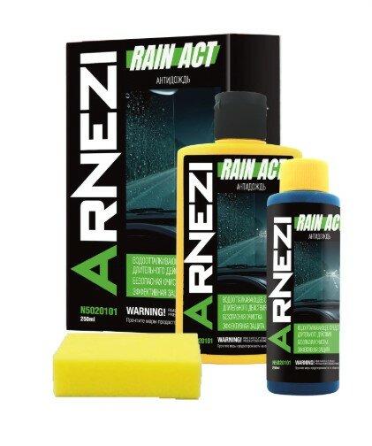 Антидождь ARNEZI 250мл (набор с очистителем и губкой) (артикул N5020101)