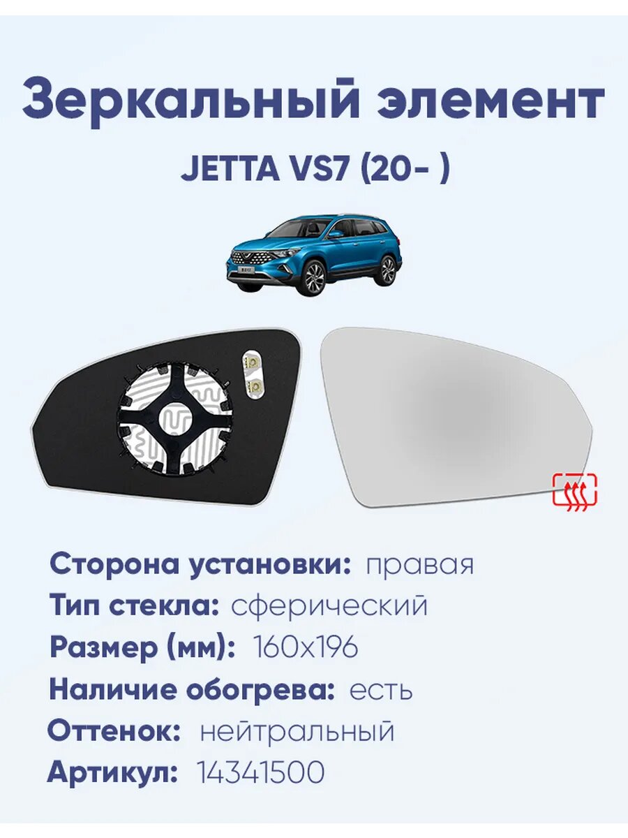 Зеркальный элемент правый JETTA VS7 (20- )A48771909
