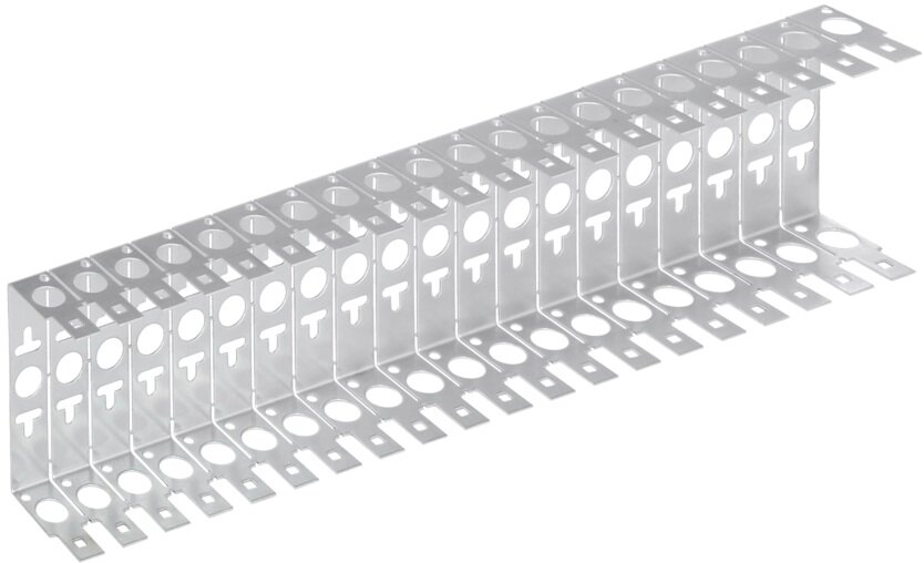NIKOMAX Кронштейн настенный, на 20 плинтов, отламывающийся, металлический, уп-ка 2шт. NMC-WCPLBR20-2