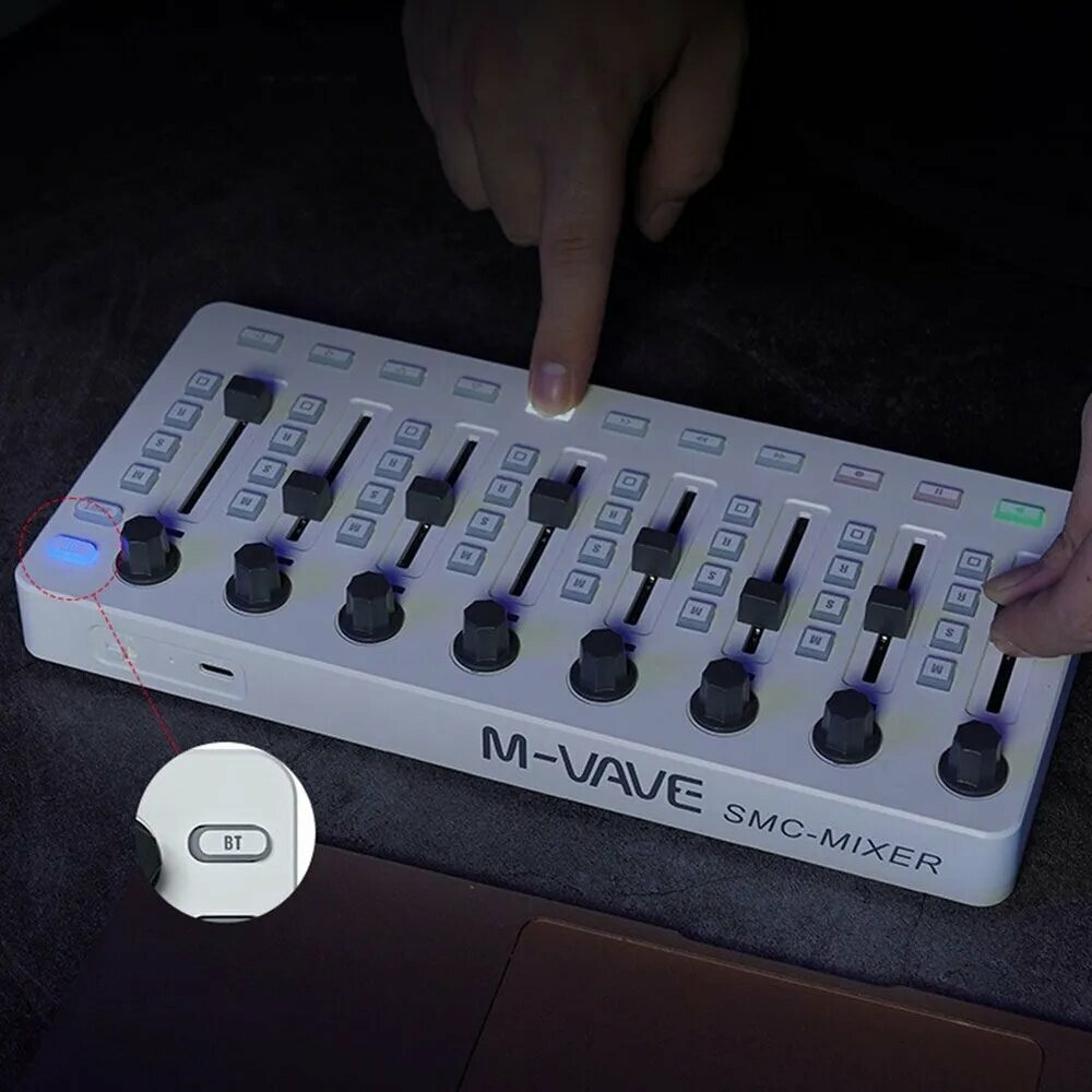 Еспроводной MIDI Controller Mixing Console DJ Mixer для Windows//iOS/Android — фото 1