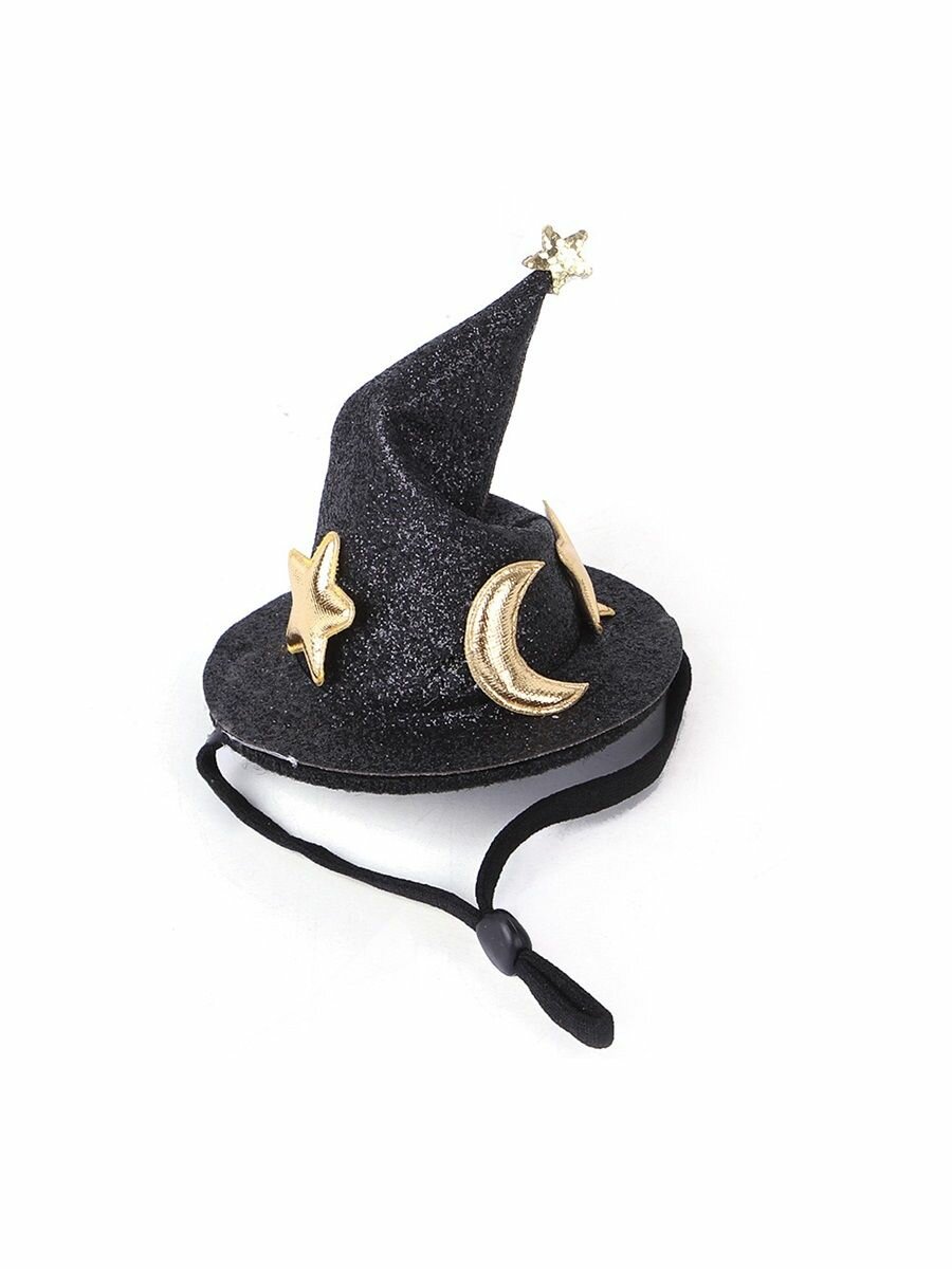 Шапочка для хомяка и шиншиллы на Хэллоуин, с рогами, ручная работа, смешной аксессуар для питомца, фотореквизит, Унисекс, M, черный