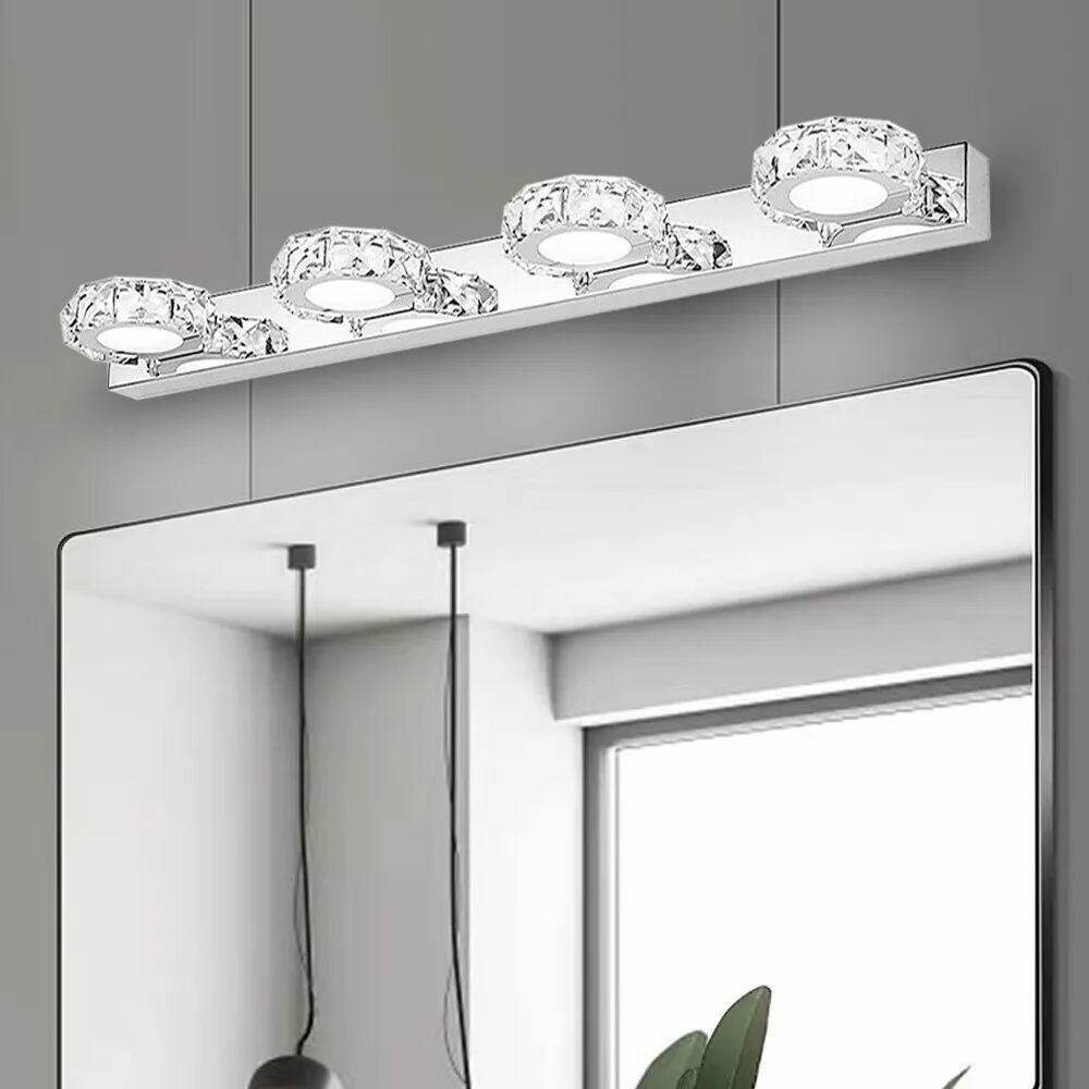 Светильник Phube Metal Modern, LED, хром, 12 Вт, современный стиль, влагозащита