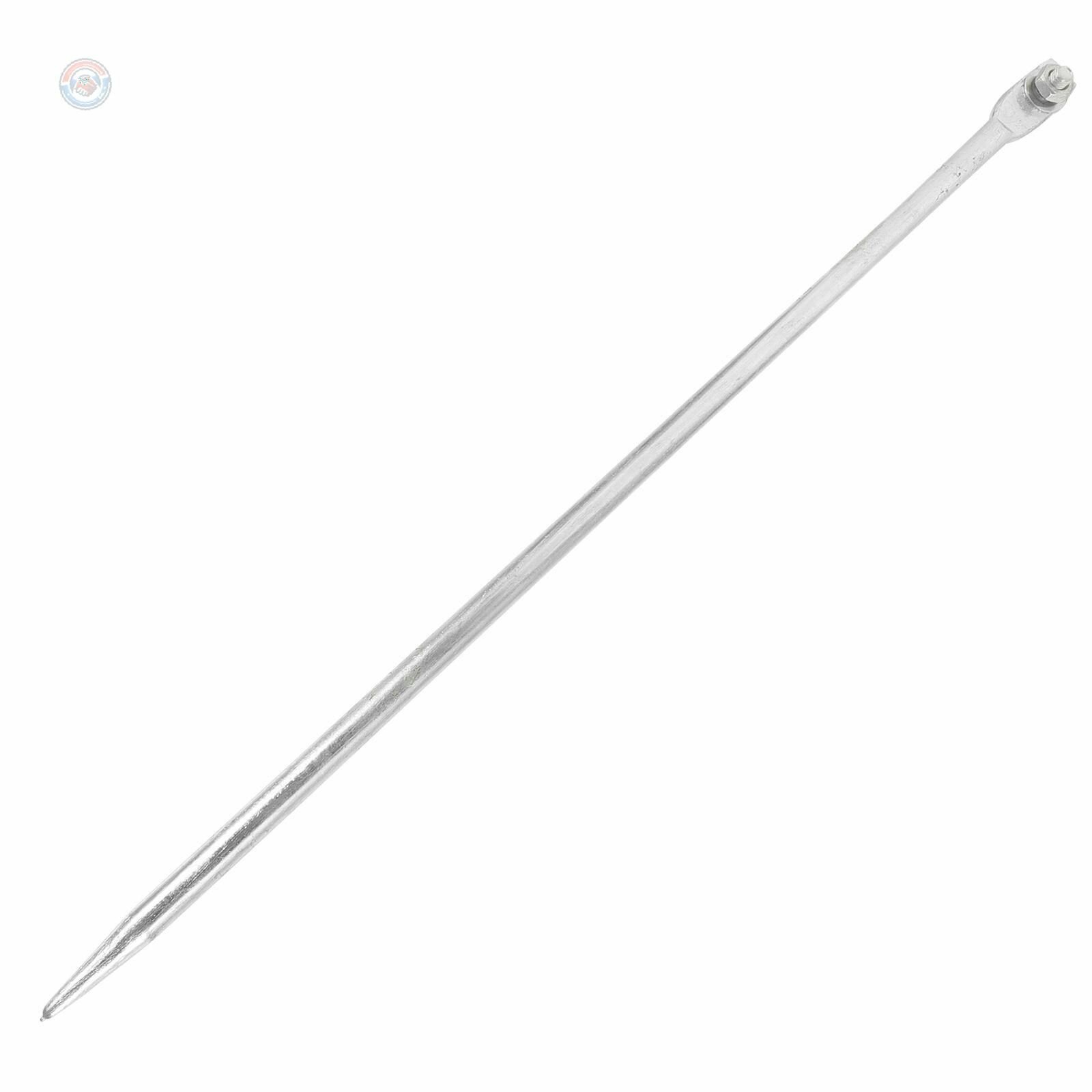 Комплект заземления для дома, железный заземляющий стержень с одним отверстием, надёжная защита бытовых приборов, простая установка