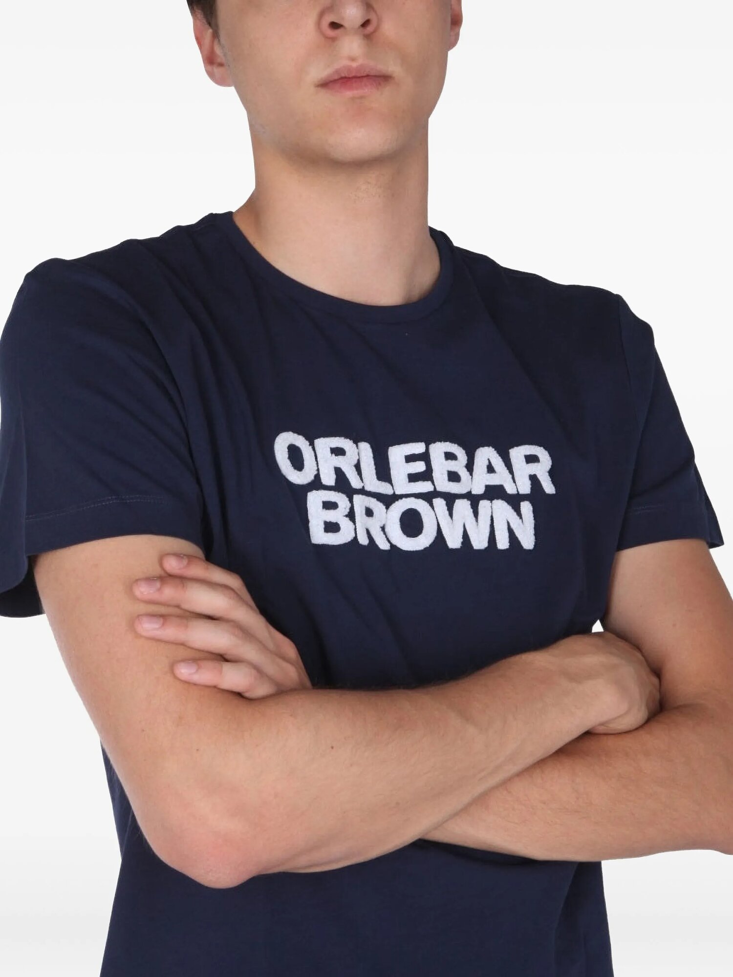 Футболка Orlebar Brown, размер 46, синий — фото 1