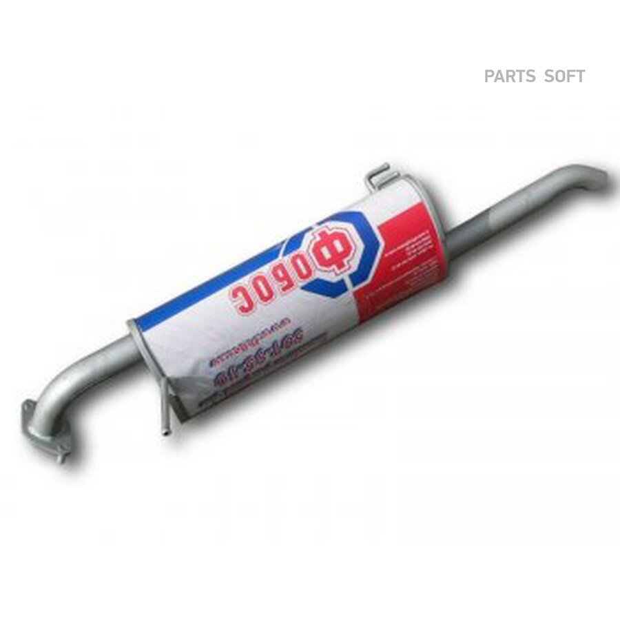 Глушитель Hyundai Solaris (KIA Rio 3) седан фобос закатной от официального дистрибьютора, FOBOS, артикул 55862