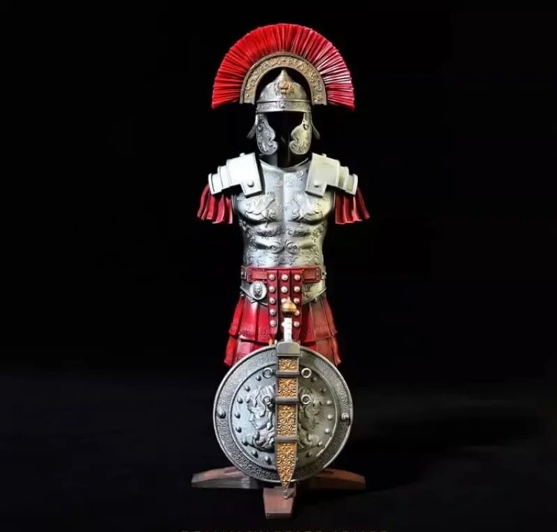 Статуэтка - Фигурка "Доспехи Римского Центуриона (Древний Рим) - Щит и Меч"