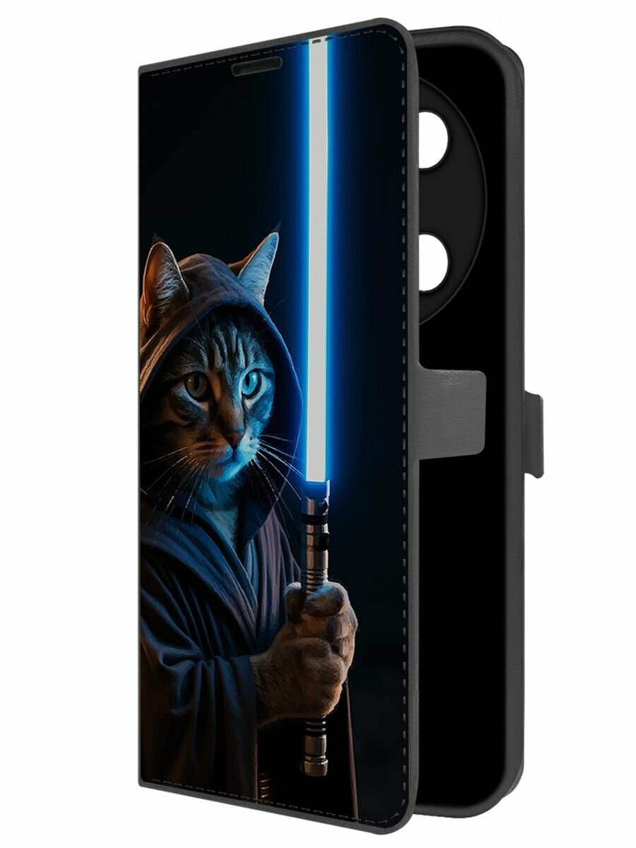 Чехол-книжка Krutoff Eco Book для ITEL RS4 Оби-Ван Котоби (черный)