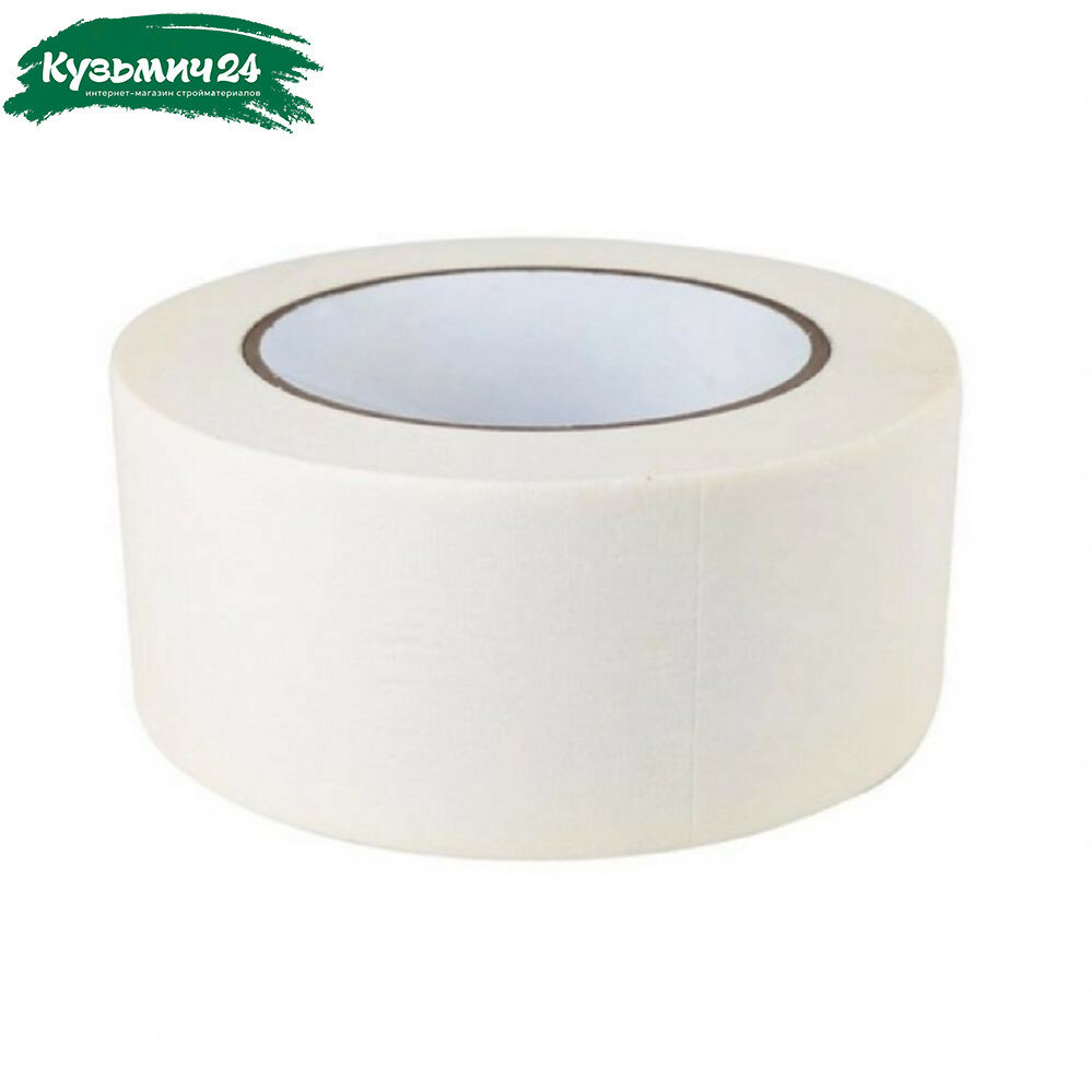 Лента малярная Korvus 2010080, 50 мм х 50 м, клейкая на крепированной бумаге
