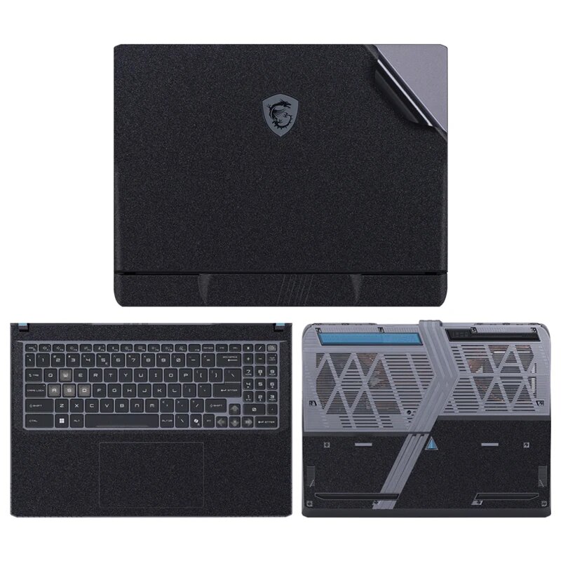 Наклейки на ноутбук MSI Vector 17 HX A14V, Glitter black