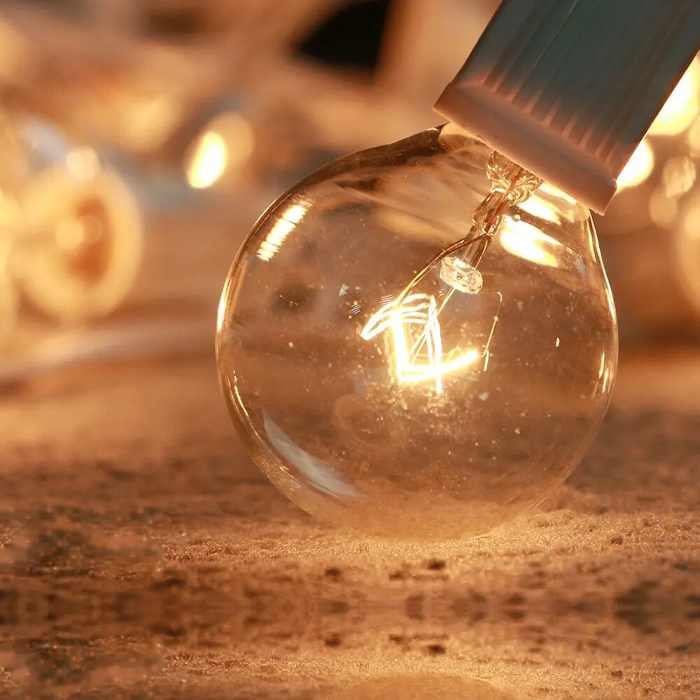 Запасные лампы VNL G40 10 шт, теплые, прозрачные