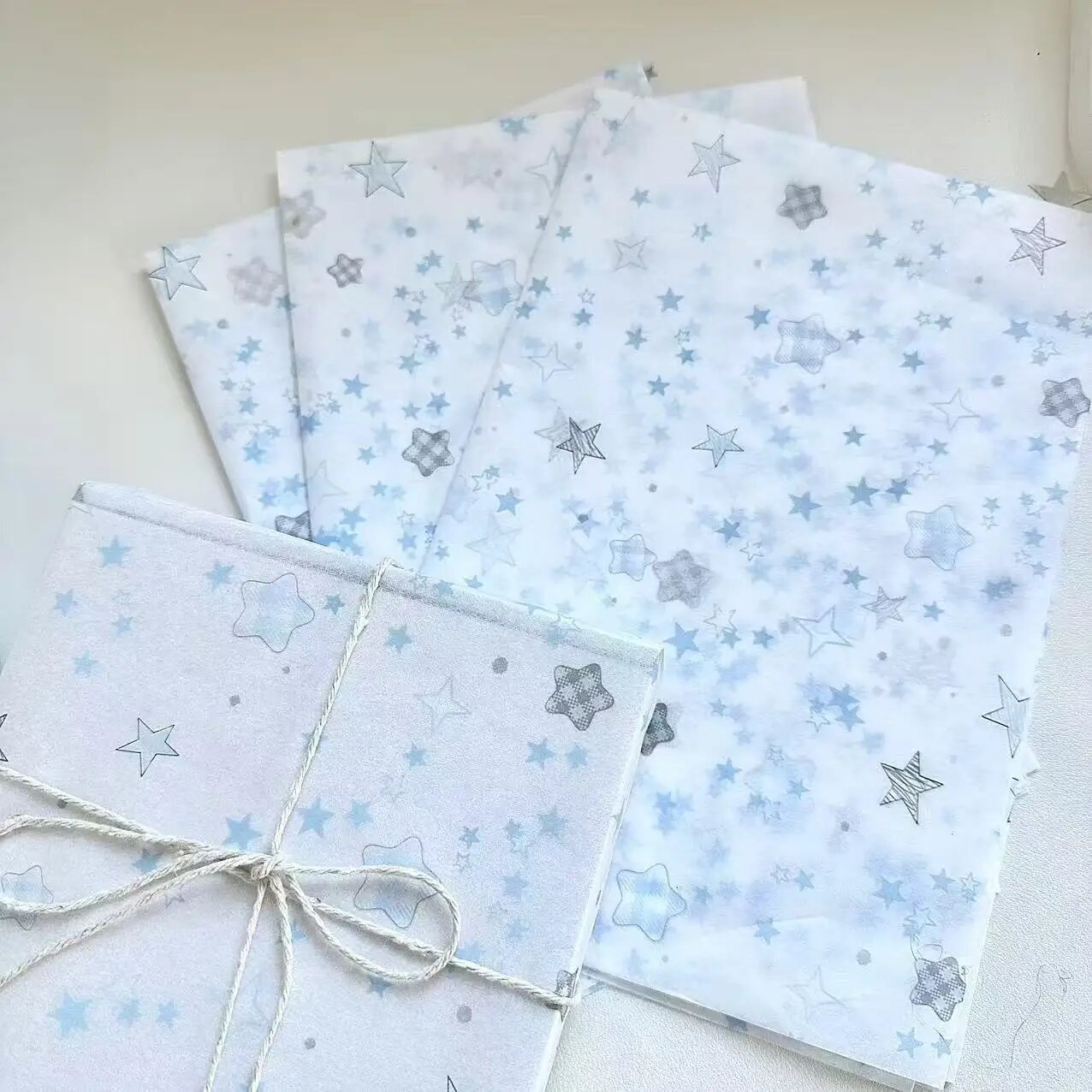 Красная тканевая бумага с клубничным узором, 10 листов D2-10 sheets