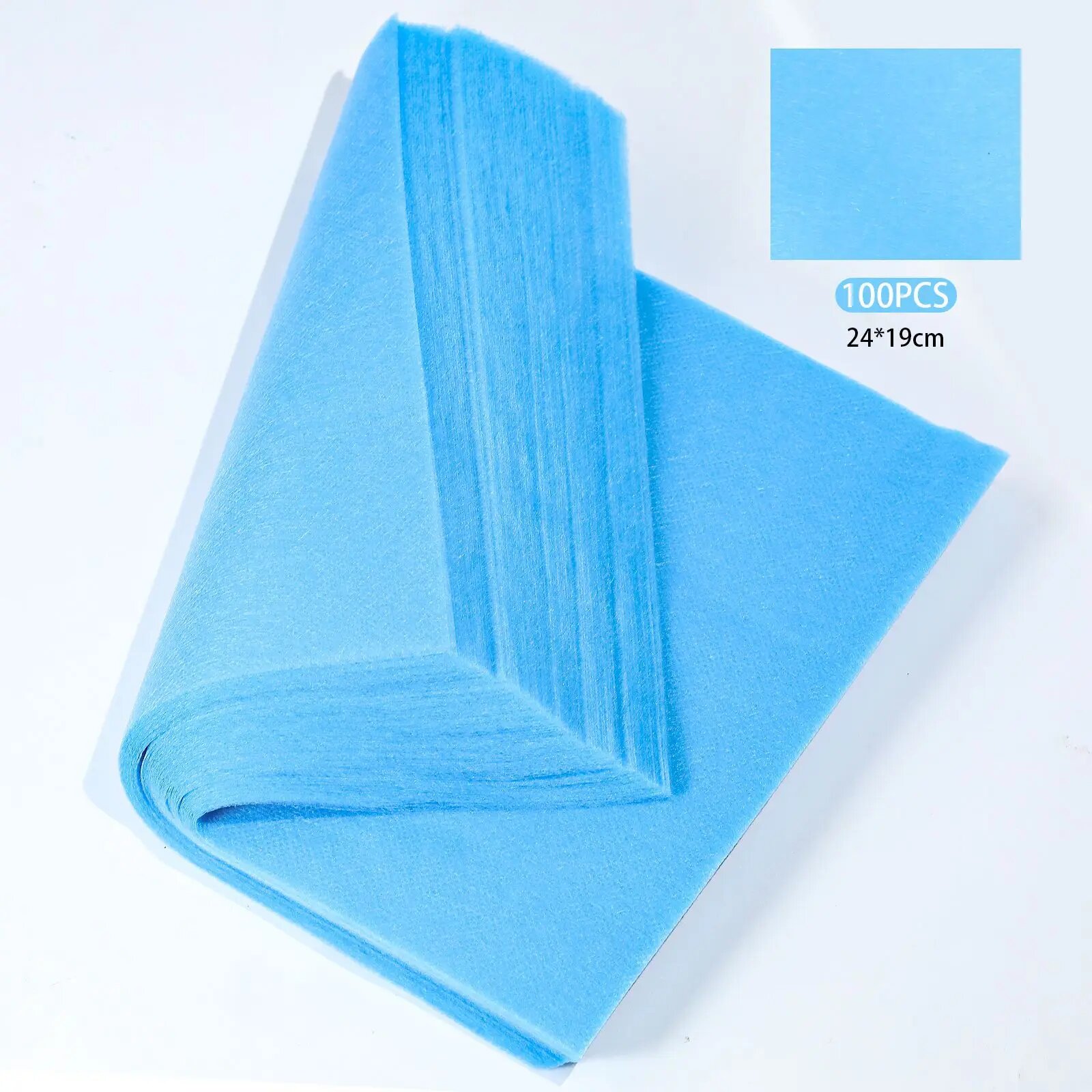 Одноразовые фильтры для пылесоса маникюрного, Blue, 100 шт.