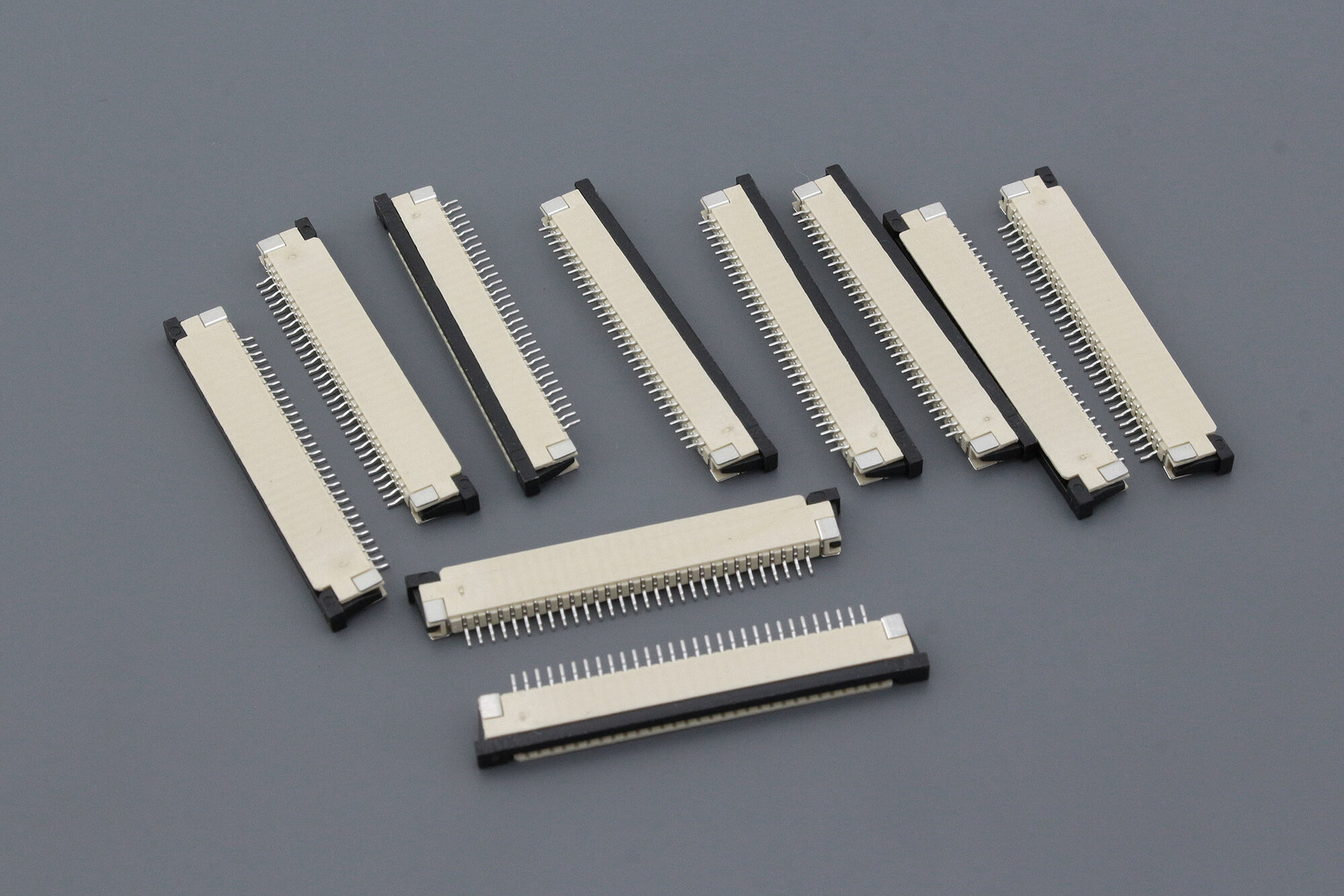 Разъем FPC Half Coverage Top Contact 1.0K-BS-30PWB 30 pin высота 2мм шаг 1мм 10 шт