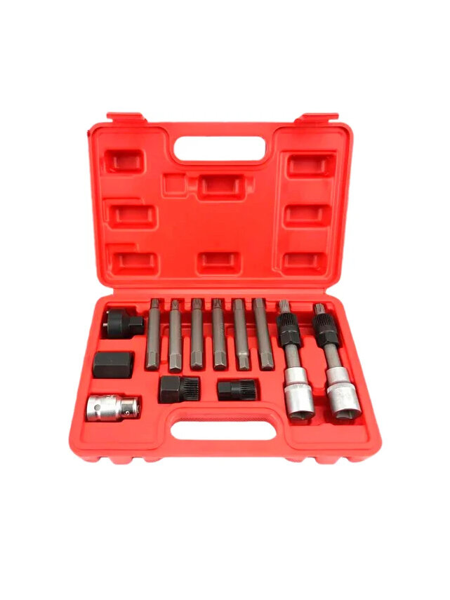 Набор инструмента для снятия/установки шкивов генераторов 13пр. "AV Steel"