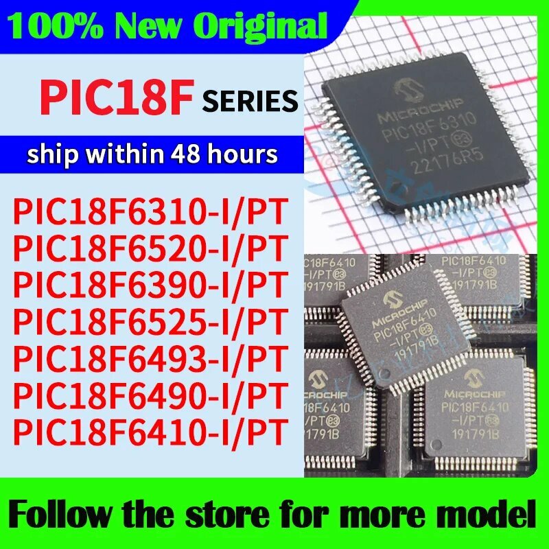Микроконтроллеры PIC18F PIC18F6525-I PT