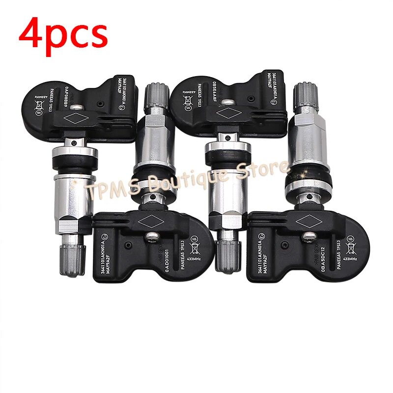3641101AKN01A 4 шт, 433 МГц, система датчиков автомобильных шин, датчик TPMS для Great Wall Poer Tank Wey 05 ORA Black Cat Haval H5 H6 Jolion