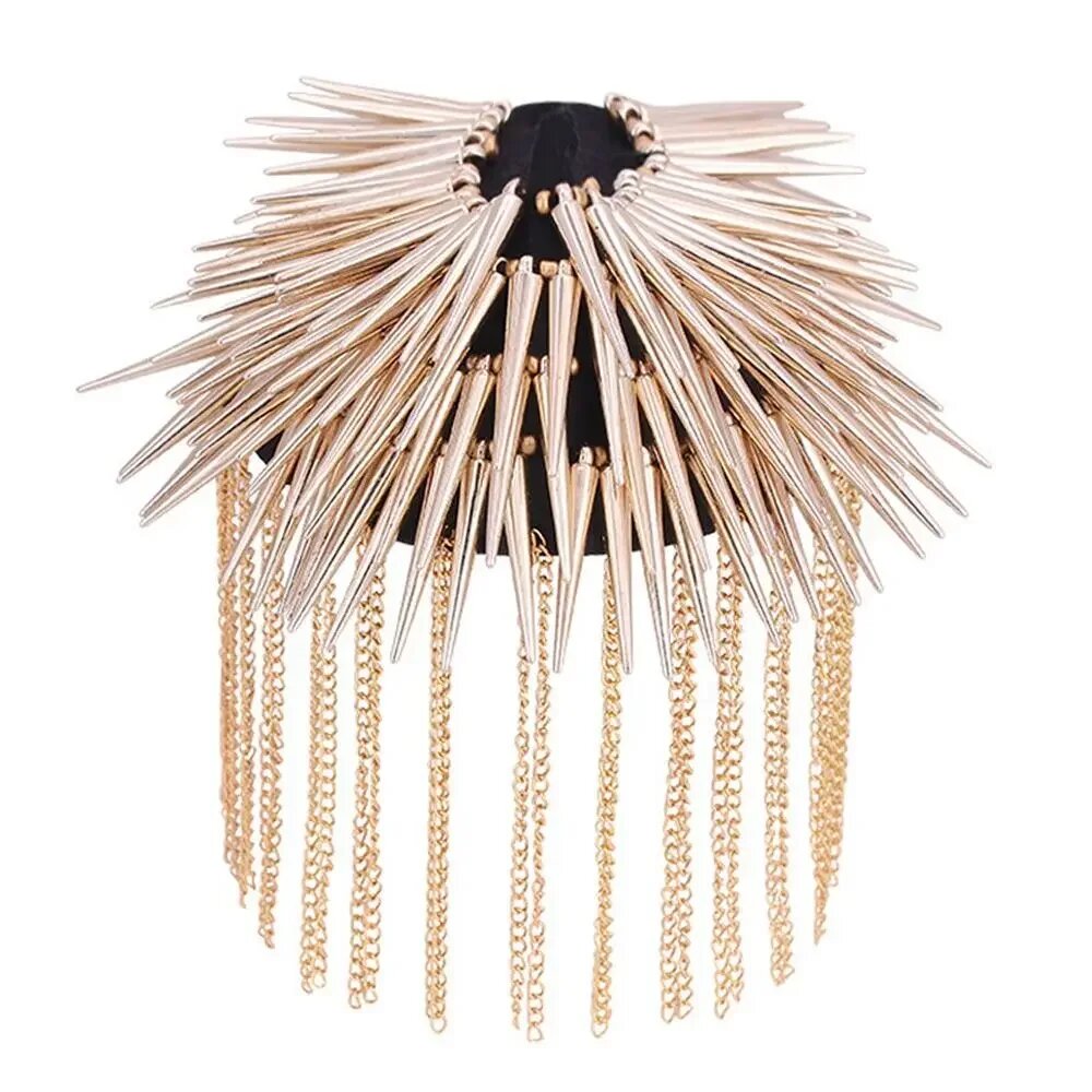 Металлические эполеты с кисточками