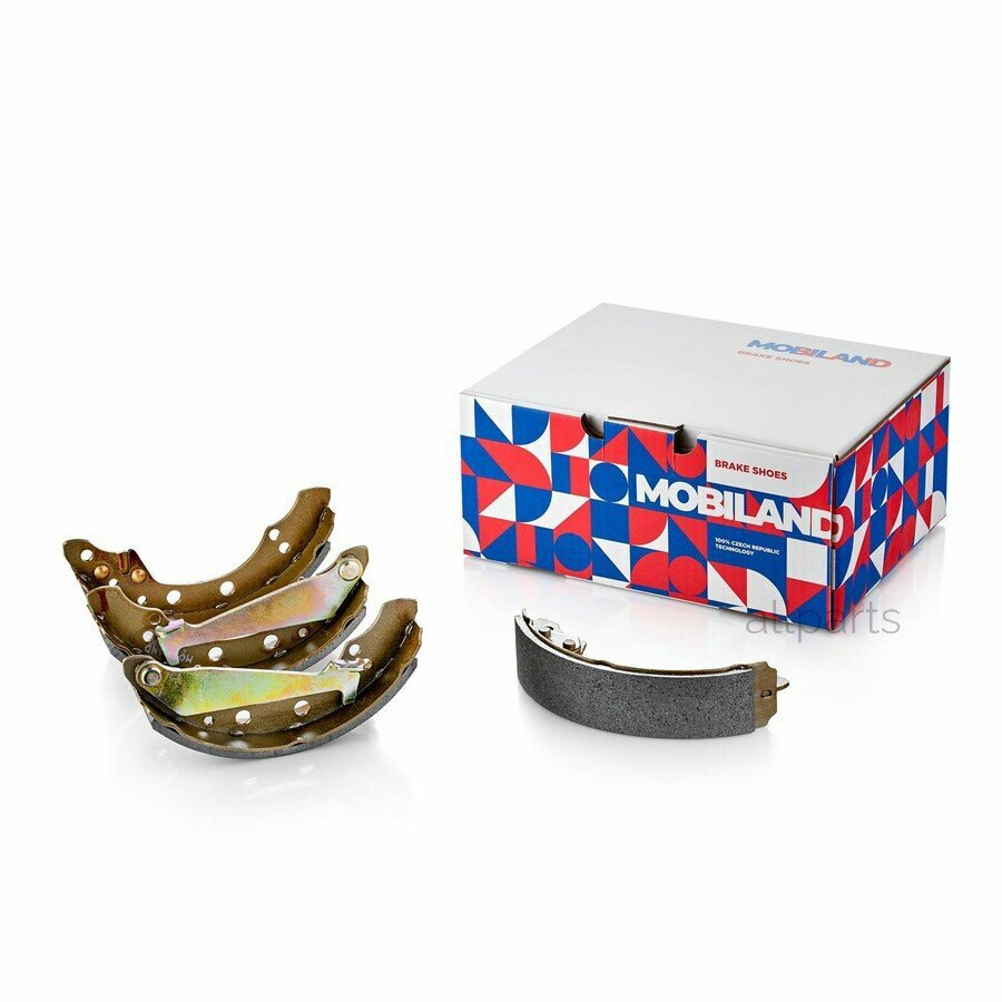 MOBILAND 431201890 Колодки тормозные барабанные (4 шт.) для а/м VW POLO (9N_), POLO V седан (602, 604, 612, 614), SKODA