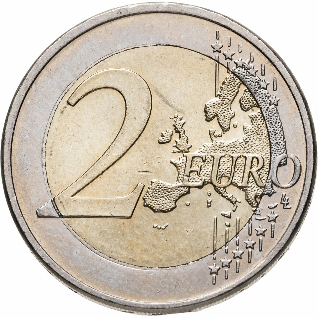 Германия 2 евро 2010 D "Федеральные земли Германии: Бремен", Биметалл, в сохранности AU