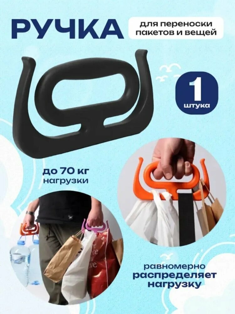 Ручка для переноски нескольких пластиковых пакетов, держатель пластикового пакета.