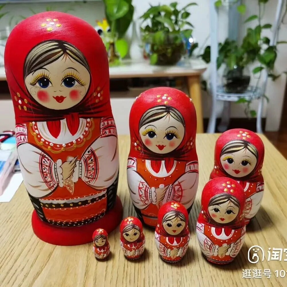 Матрешка Деревянная 7 Штук