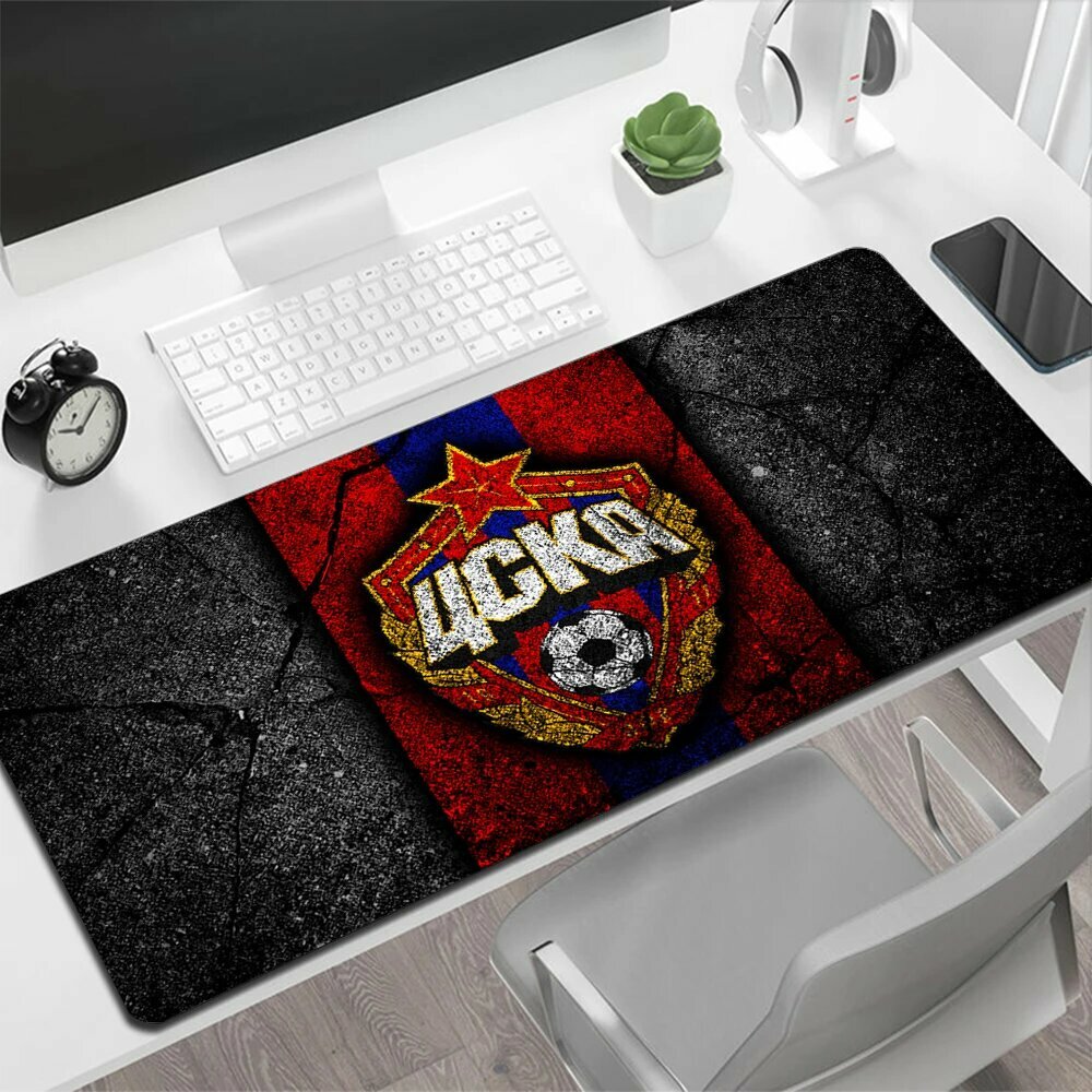 Игровой коврик для мыши PFC CSKA с Московской футбольной командой, большой коврик для мыши, компьютерный коврик для мыши для геймеров, большой коврик для мыши XXL, Настольный коврик для клавиатуры, A10, LockEdge800x300x3mm