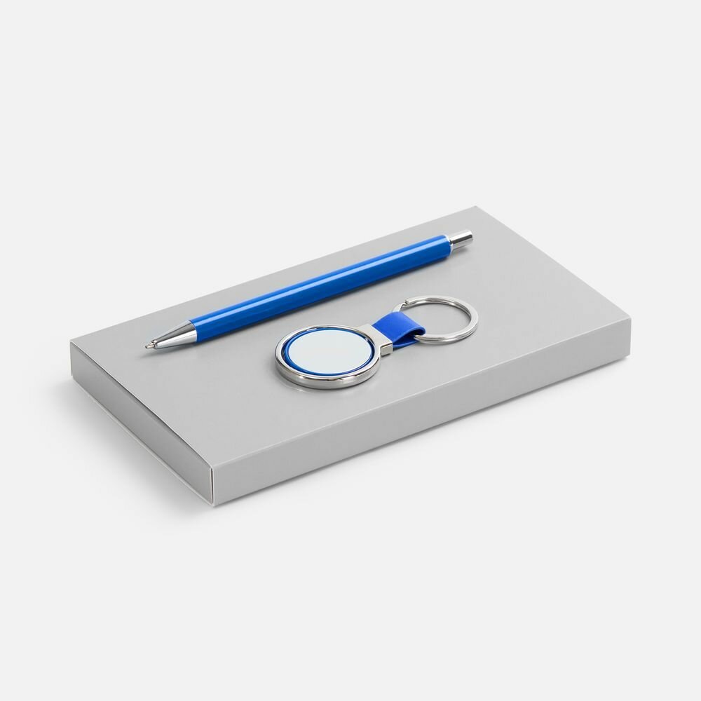 Подарочный набор Slim Stalker, синий, 10x1,8x18 см