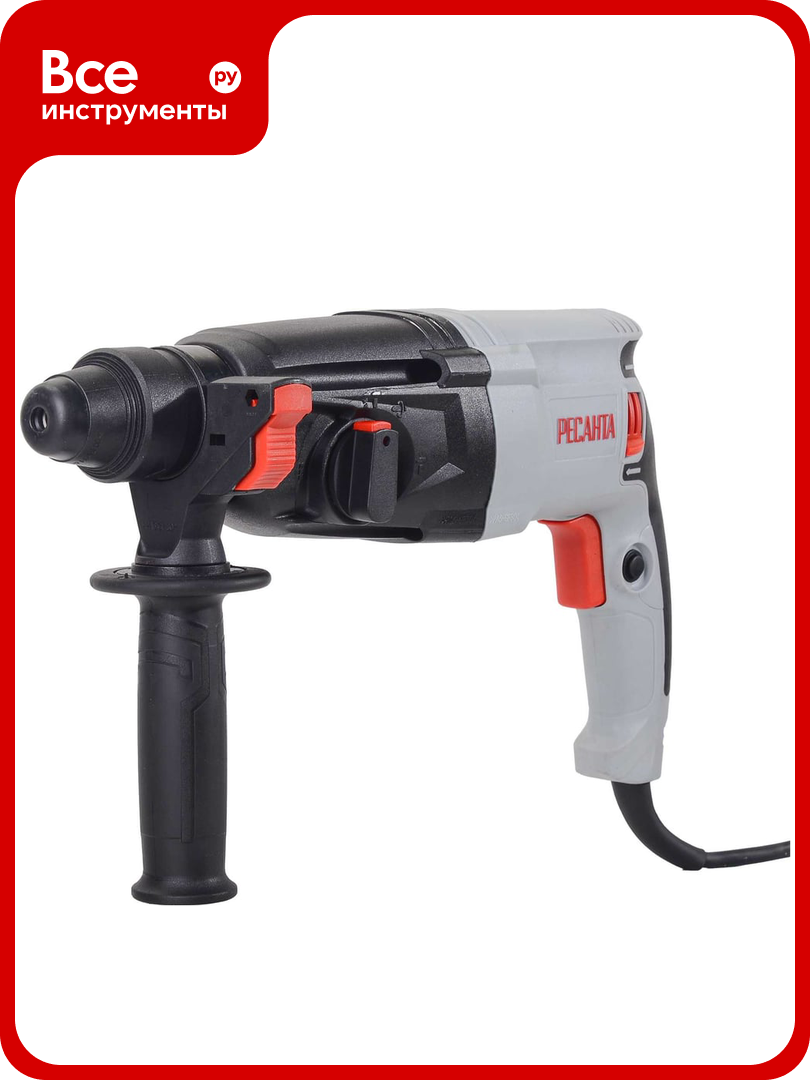Перфоратор Ресанта П-28-800К 75/3/1, 800 Вт, пластик