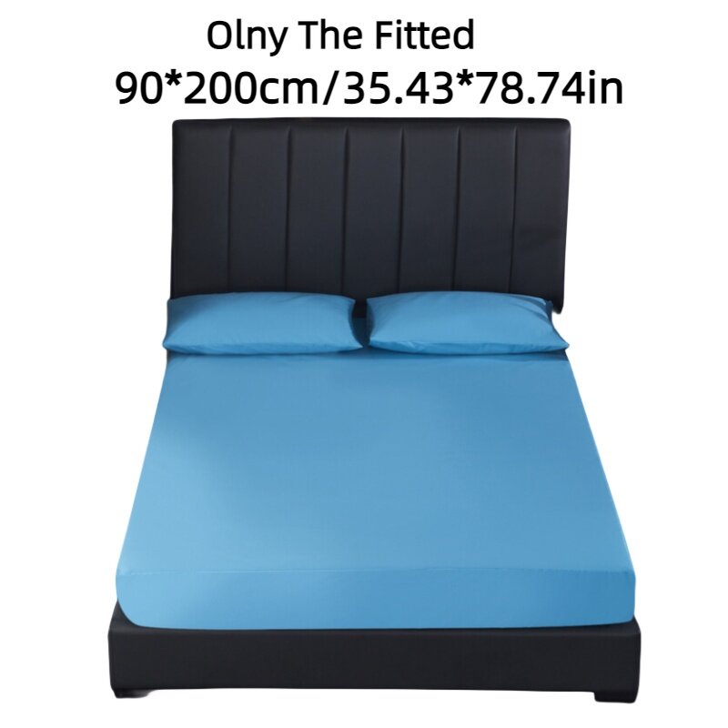 Качественный фланелевый защитный чехол для матраса от мочи для детей, водонепроницаемое постельное белье, синий - 90*200 см