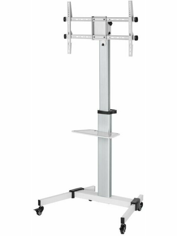 Подставка для телевизора Ultramounts UM307W, 37-86", напольный, мобильный, белый