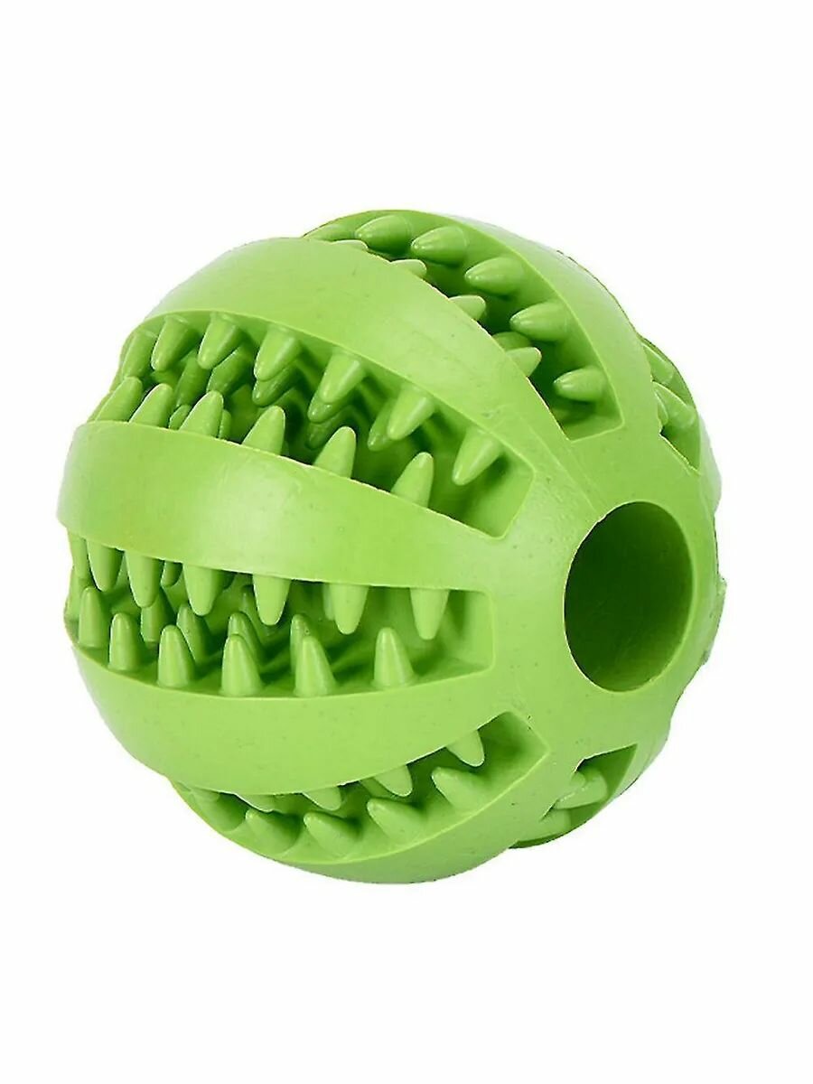 Игрушечный прочный резиновый мяч для собак из натурального каучука для чистки зубов "SUPER ЁЖ", арт. РА-026