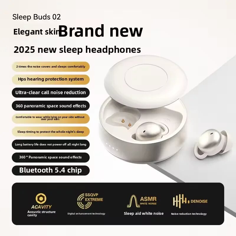 Беспроводные наушники для сна Sleep Buds 02, Белый