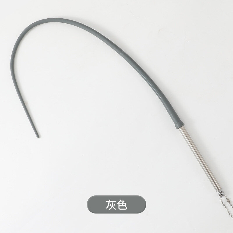 Дразнилка для кошек с хвостиком мышки, выдвижной длинной ручкой, эластичная имитация мыши для игр, устойчивая к укусам