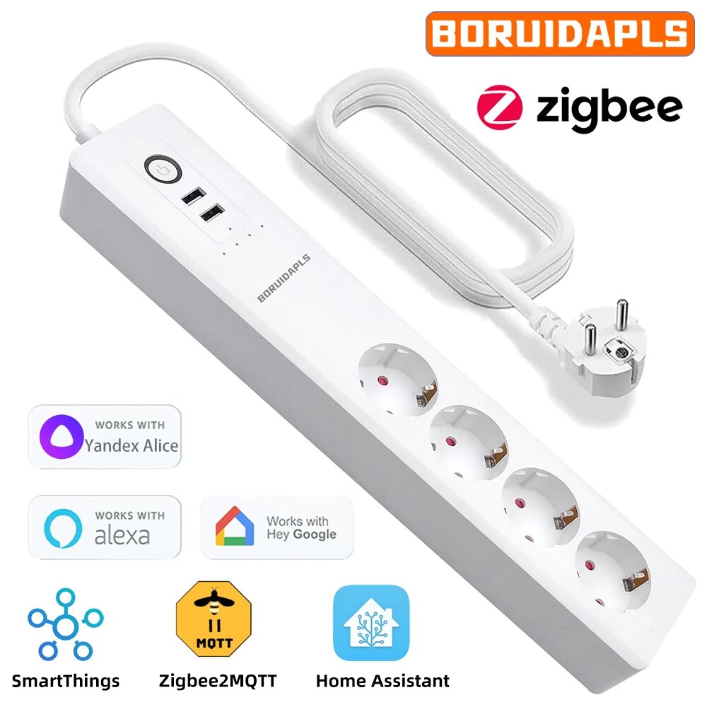 BORUIDAPLS EU Zigbee умная полоска питания — фото 1