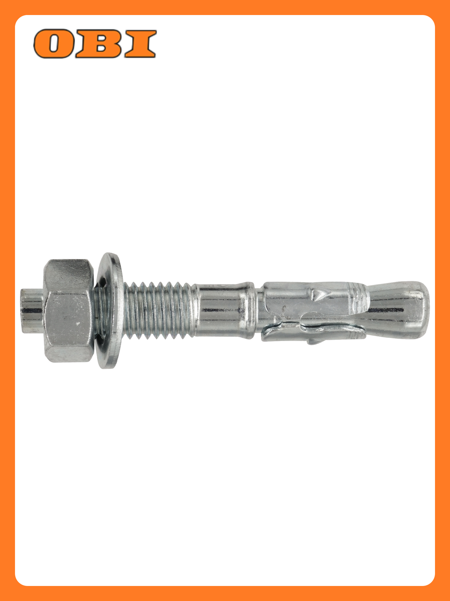 Анкер клиновой Европартнер MULTI PRO, оцинкованный, 12x80 мм, 2 шт