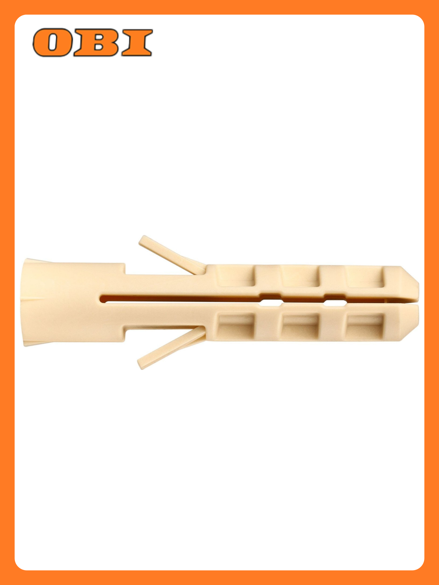 Дюбель Европартнер PND, распорный, потайной бортик, нейлон, 4x20мм, 40шт